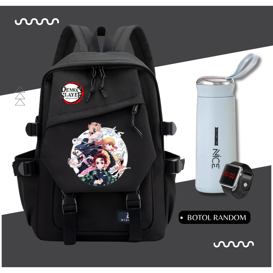 Rizclew - Junior High School Elementary School Backpack Boys Girls 01 ...