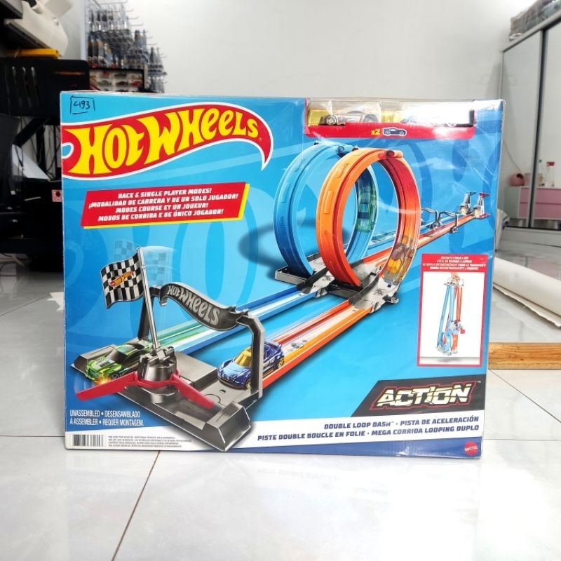 Hot Wheels Track Double Loop Dash Original Mattel Hot Wheels Track ...