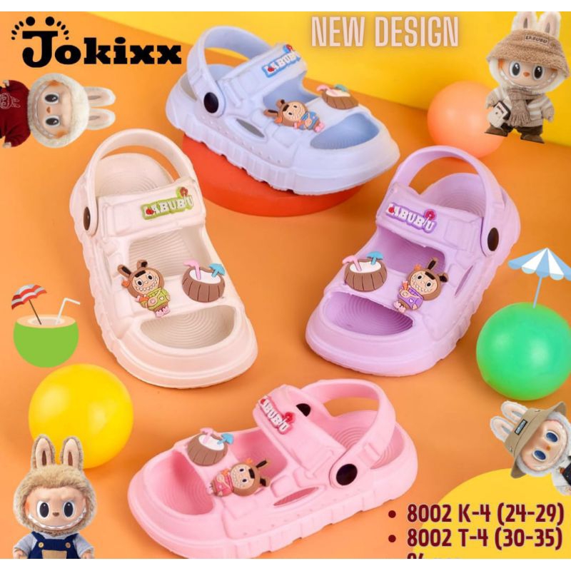 Toddler Girls Sandals Jokixx Back Strap Labubu Girls Sandals Labubu ...