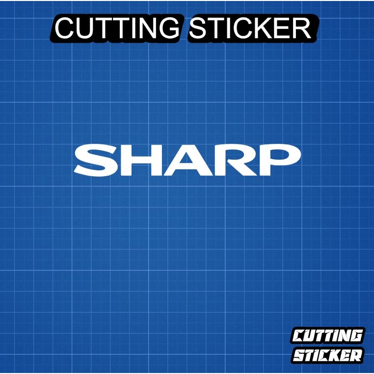 Sticker SHARP Logo - Sticker cutting brand | Shopee Malaysia
