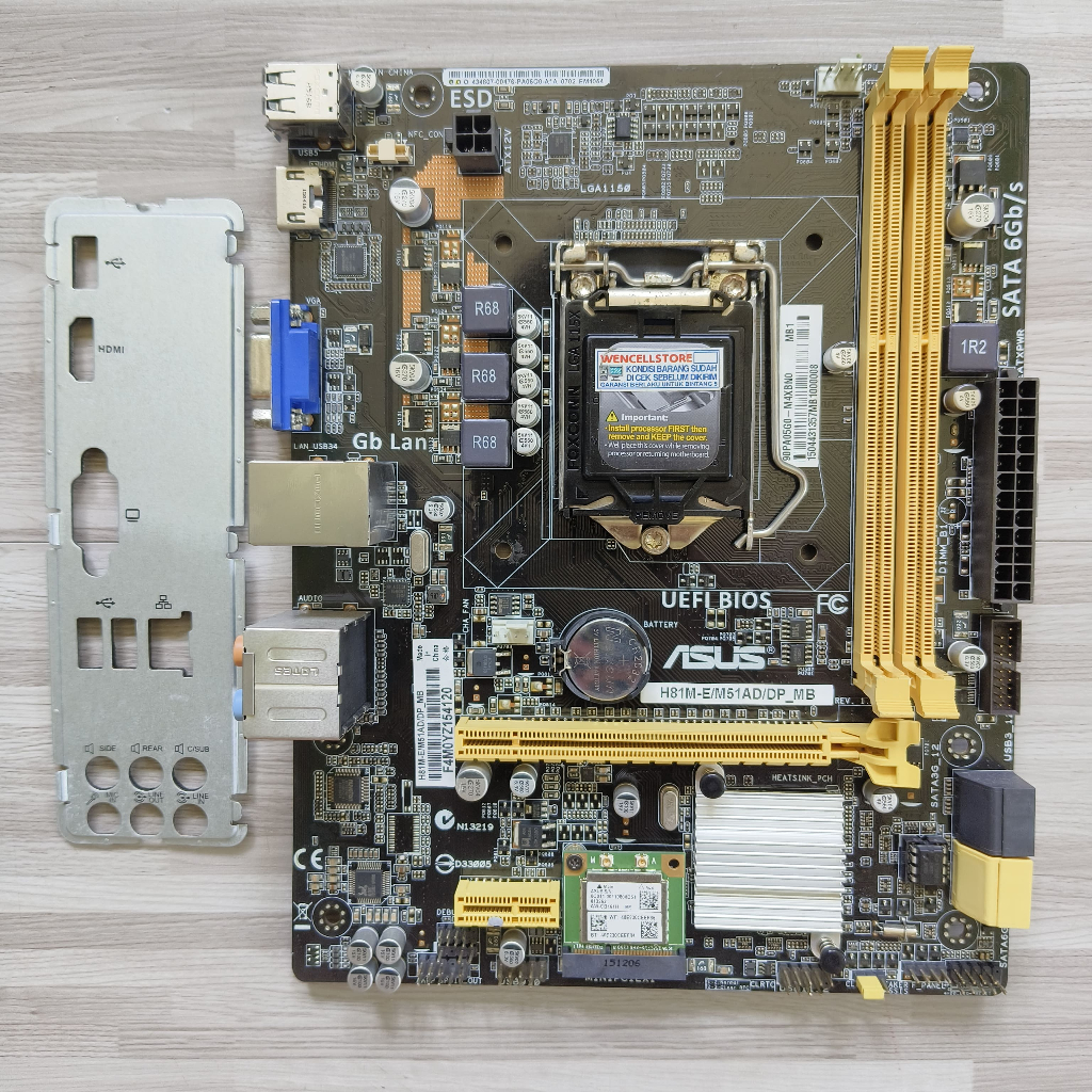 Mainboard ASUS H81M-E/M51AD LGA 1150 MICRO ATX | Shopee Malaysia