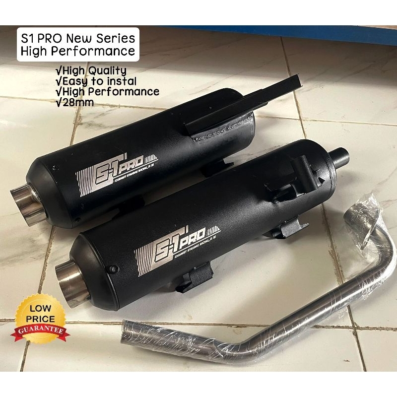 S1 PRO new series Muffler Pipe 4 for Beat Click mio sporty mio soulty ...