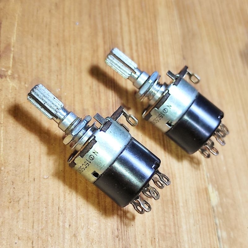 Original Potentio C50K NOBLE JAPAN + Switch ON/OFF Potentiometer C 50K ...