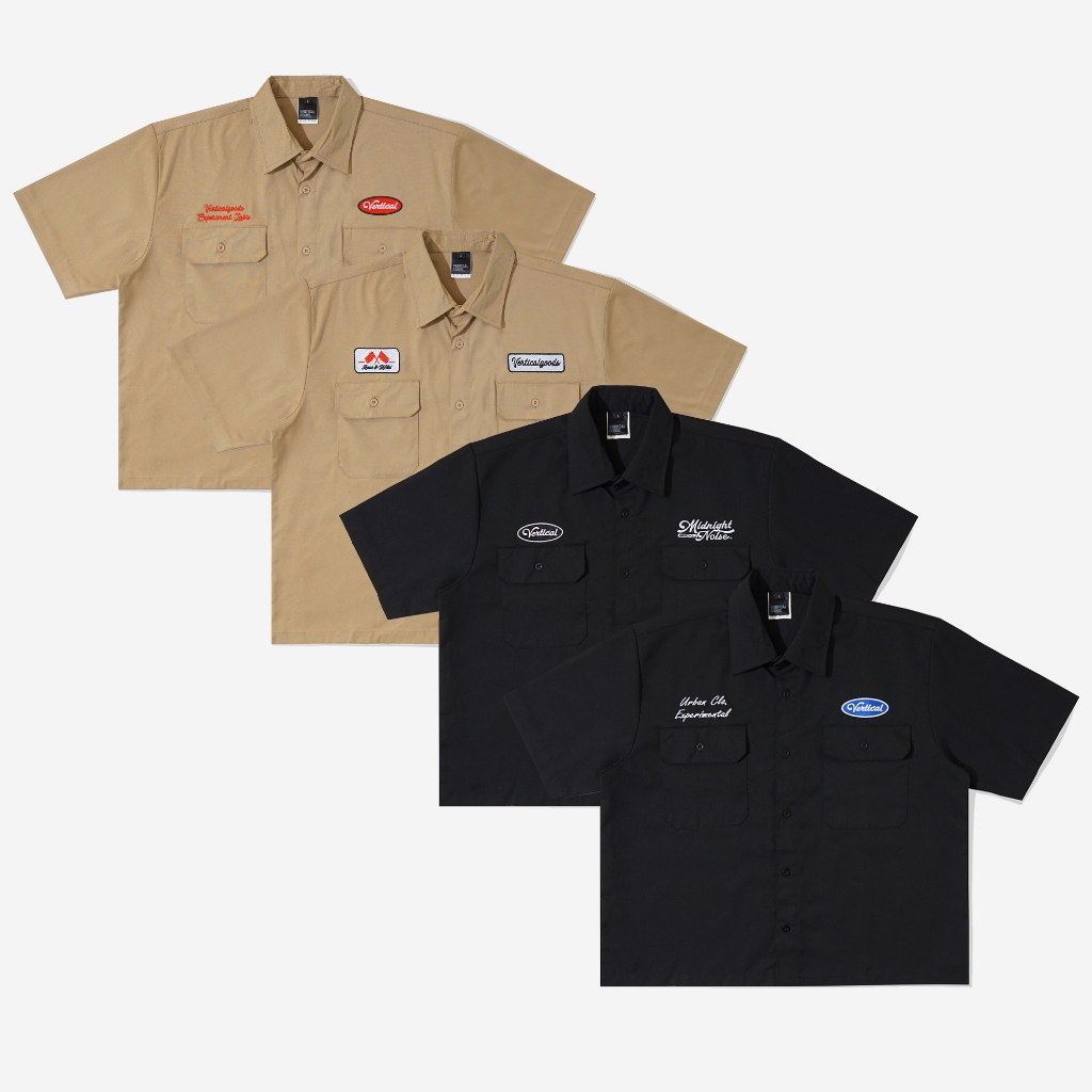 HITAM KEMEJA Verticalgoods | Khaki Black Shirt Shirt | Boxy Fit Crop ...