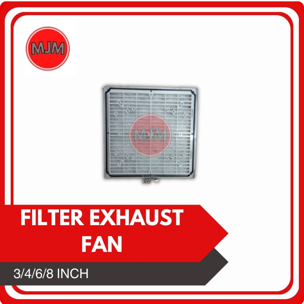 Electric Panel Exhaust Fan Filter 3,4,6,8 Inch (9cm, 12cm, 15cm, 20cm ...