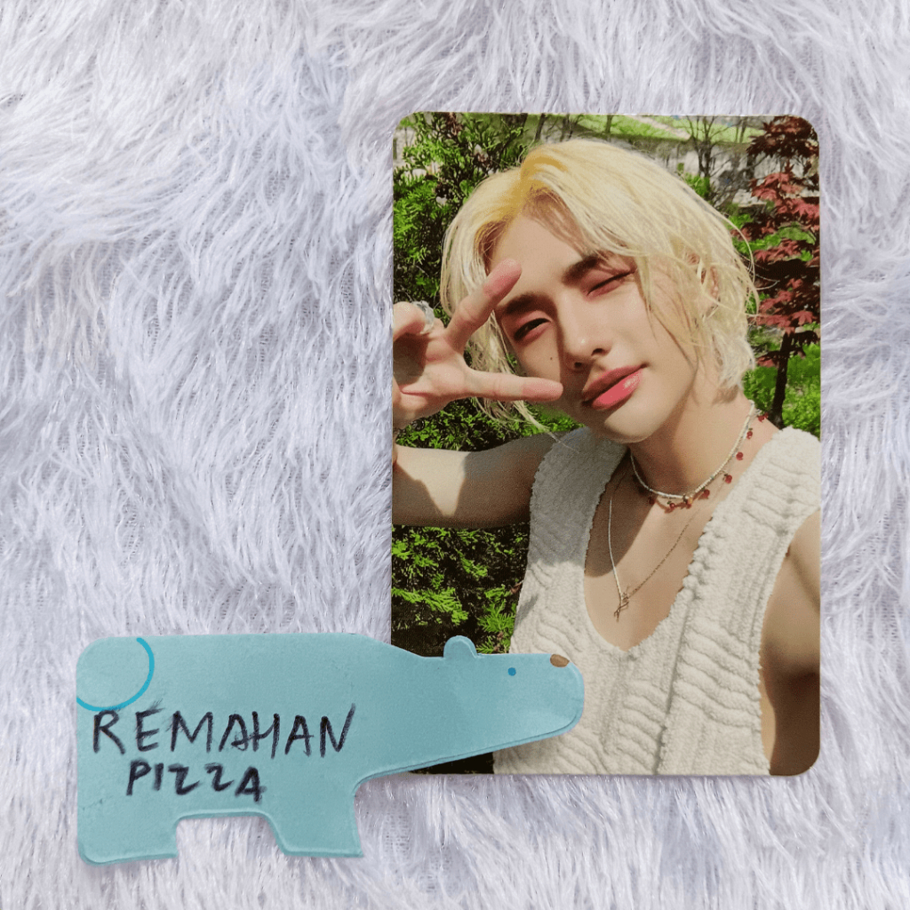[Photocards] Official PC Stray Kids Hyunjin Maxident T Crush Pink ...