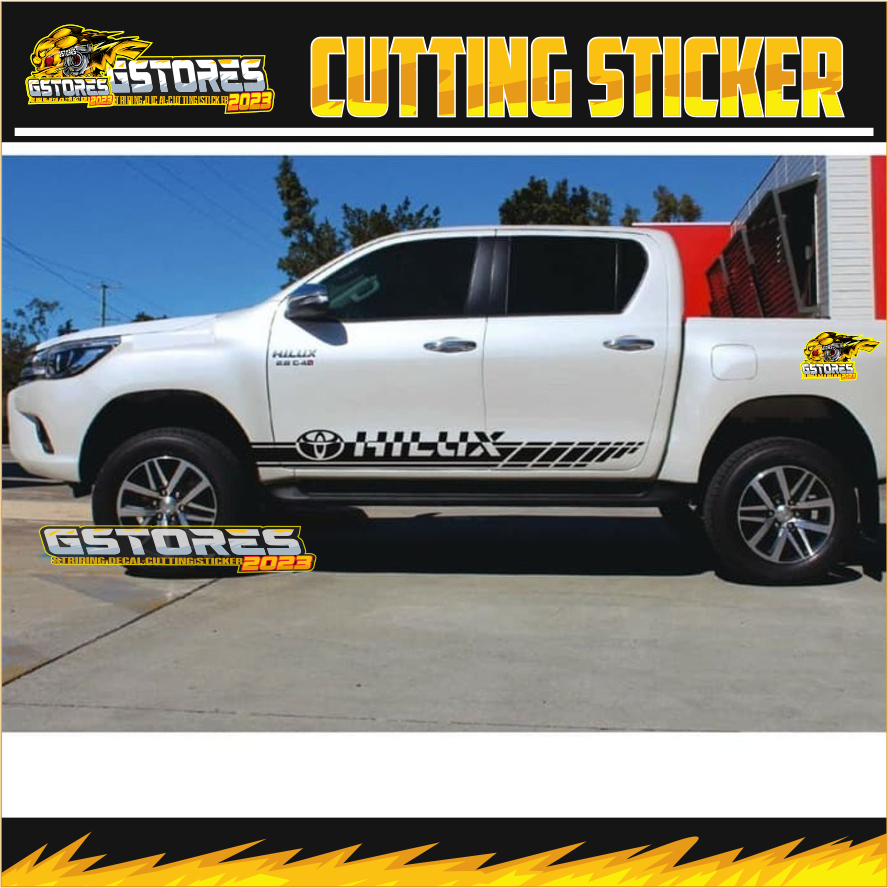 Hilux sticker hilux sticker toyota hilux side body GSTORES car sticker ...