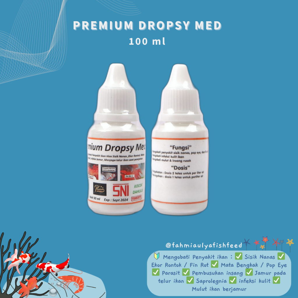 MATA Premium dropsy MED medicine for pineapple scales, dropsy tail loss ...