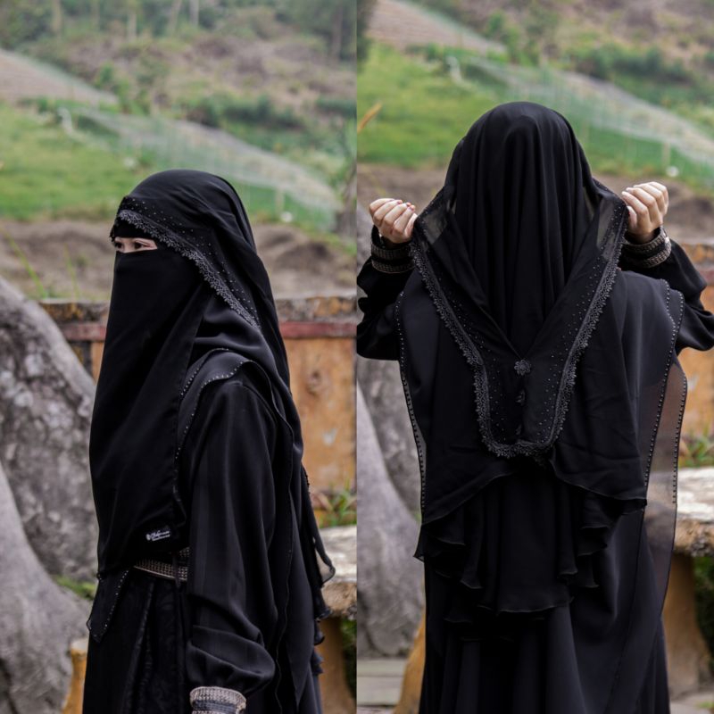 Sofia Lace niqab Veil | Shopee Malaysia