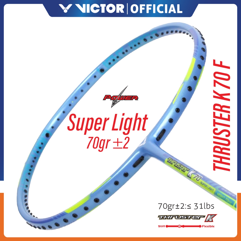 VICTOR THRUSTER K 70 F / TK-70 F / TK 70F Racket | Shopee Malaysia