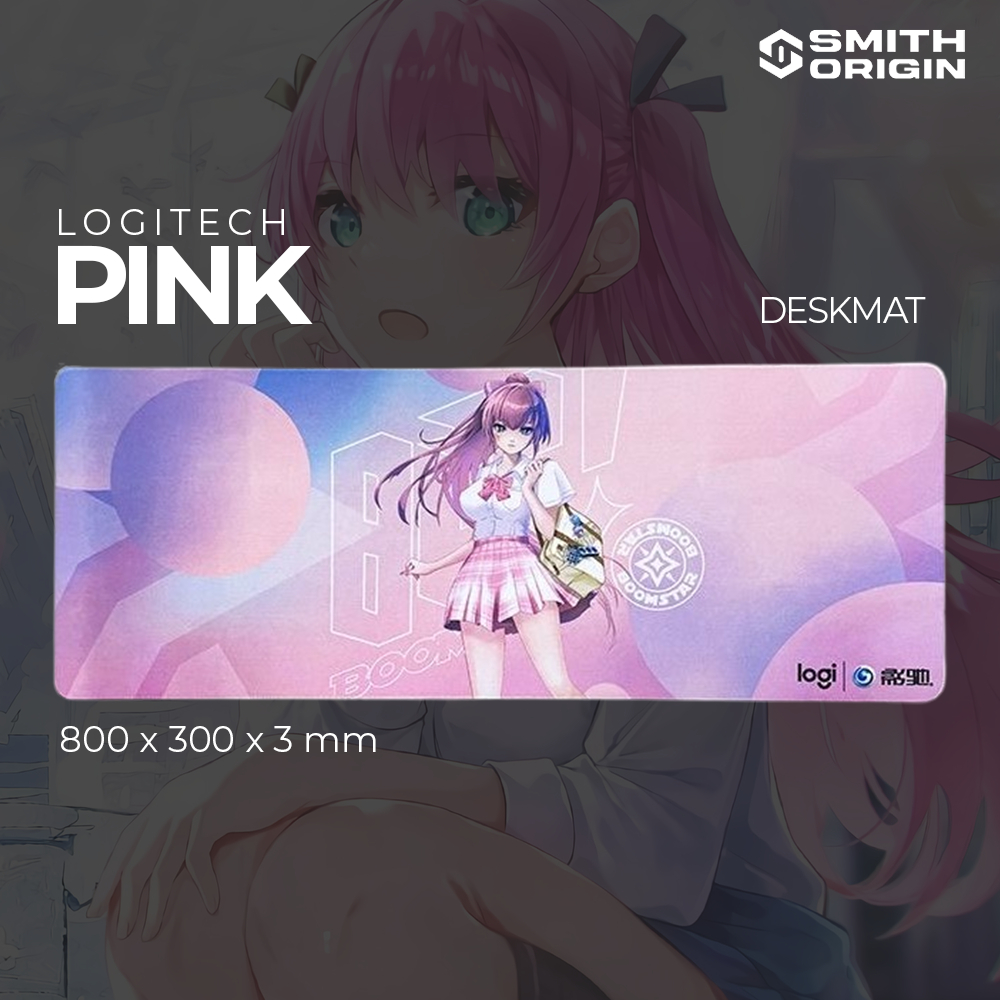 Logitech Pink Gaming Mouse Pad Deskmat | Shopee Malaysia