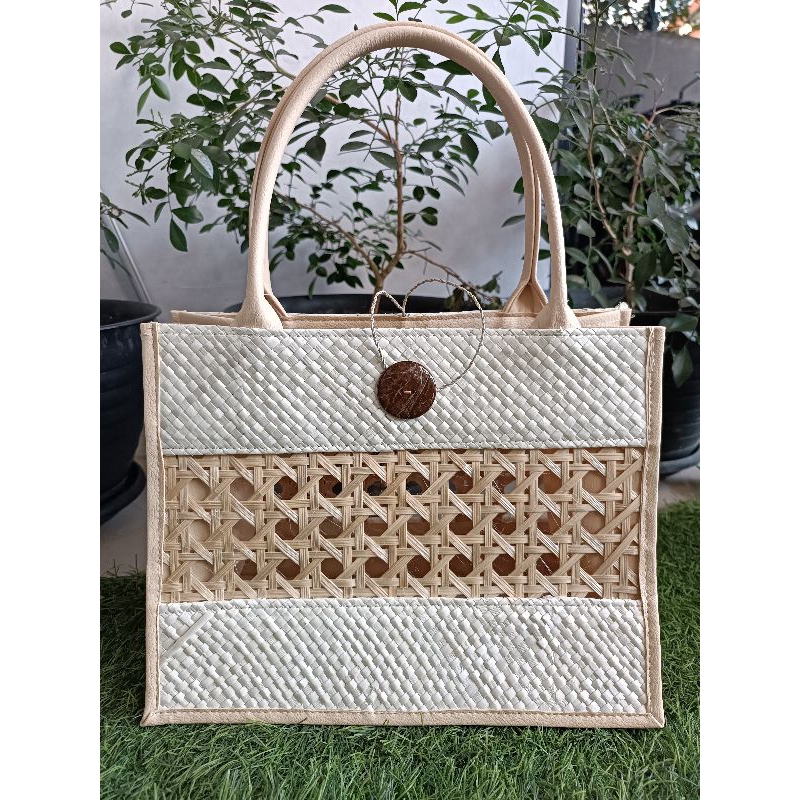 MIKA BAG (30×15×25) Ethnic Woven Bamboo Combination / TAS Hampers ...