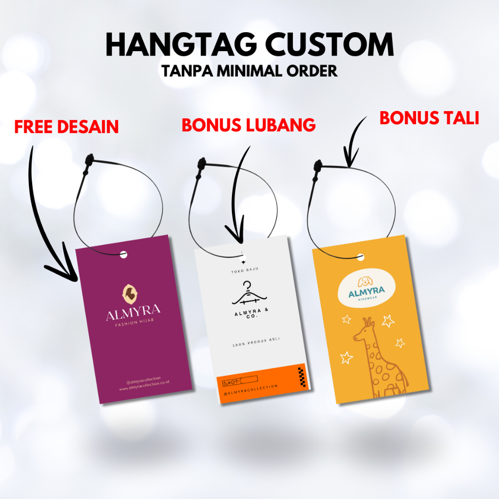 Hang TAG CUSTOM | Clothing BRAND LABEL | Clothing HANGTAG | Free DESIGN ...