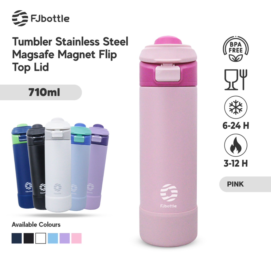 FJBottle - SR2038 Unique Tumbler Drinking Bottle 710ml Stainless Steel SUS 304 with MagSafe ...