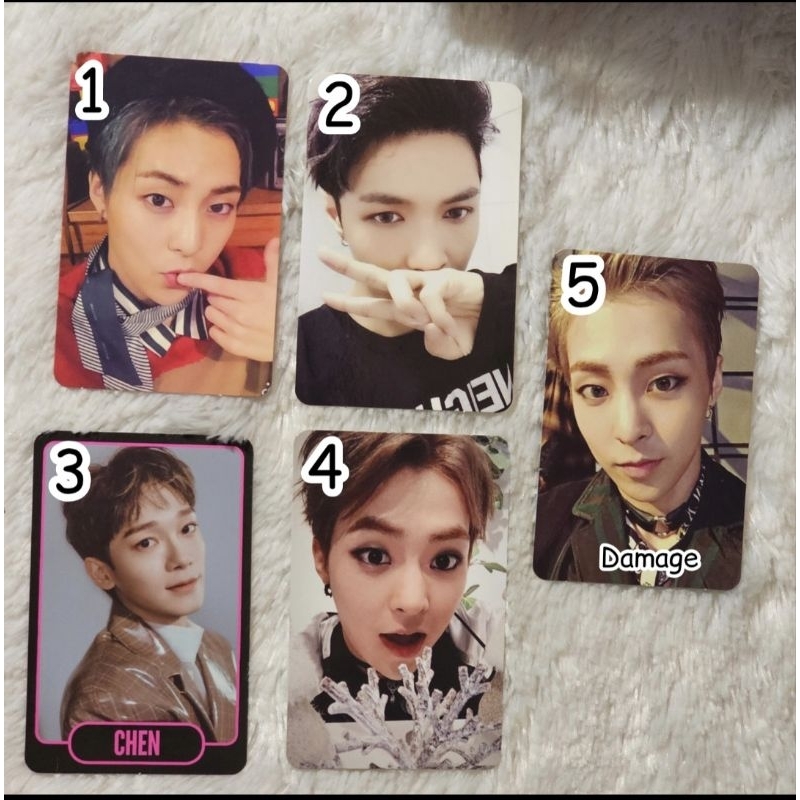 Photocard exo xiumin chen lay official (Mandatory CO PACKING) | Shopee Malaysia