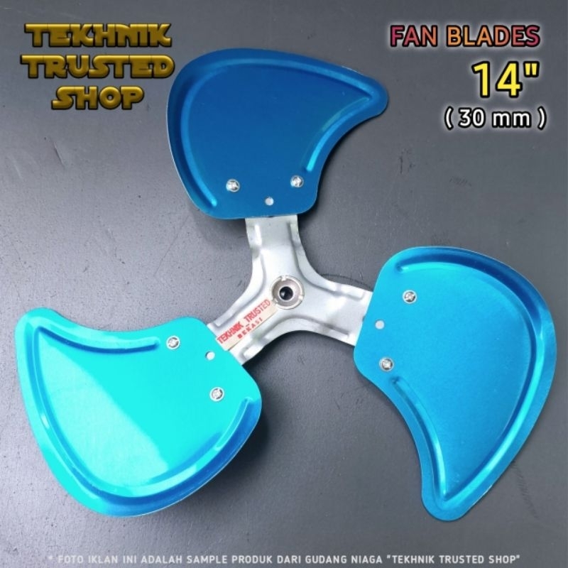Turbo blade fan14" 30cm Aluminum Fan blade | Shopee Malaysia
