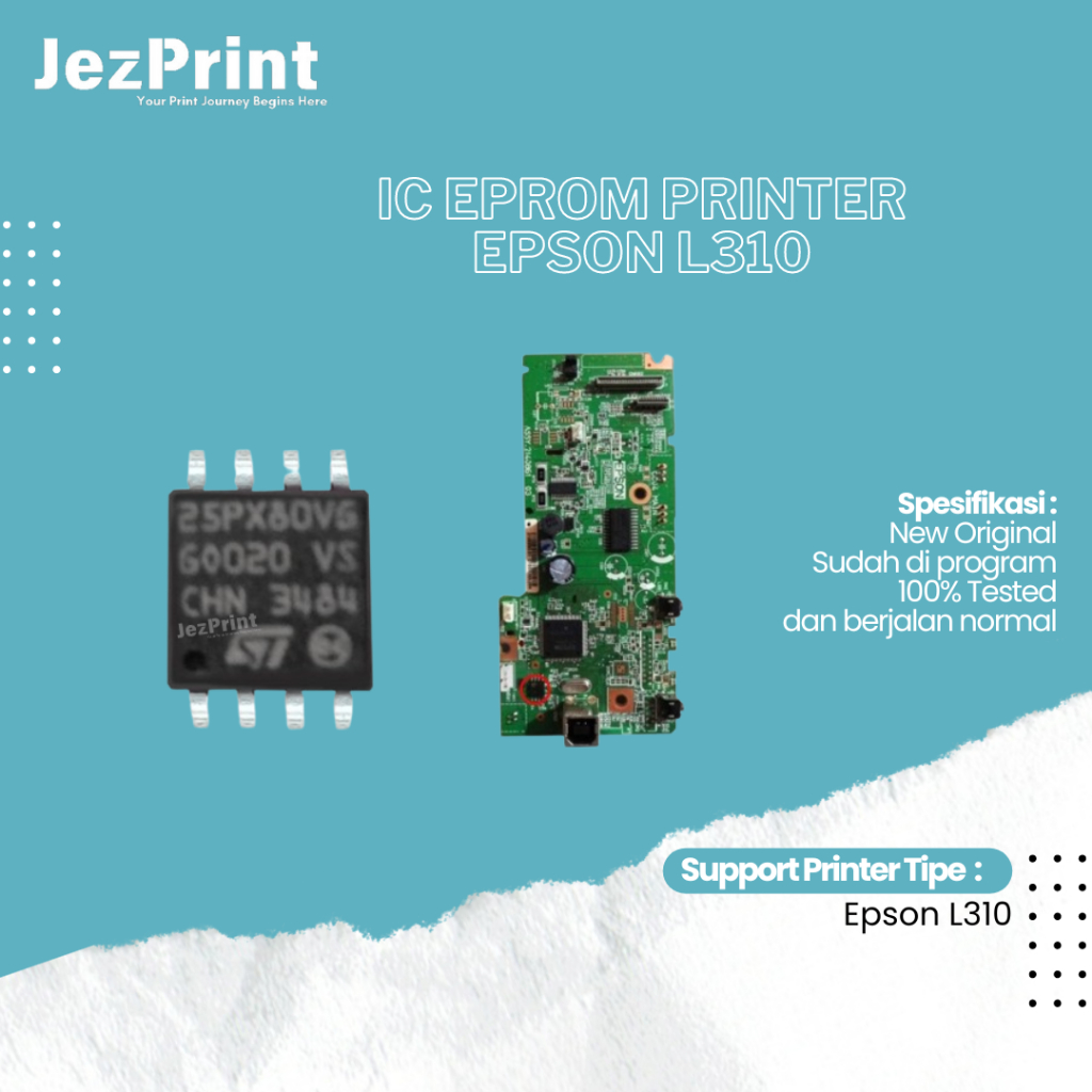 Epson L310 Eprom IC, Epson L310 Reset Eeprom IC, Epson L310 Printer ...