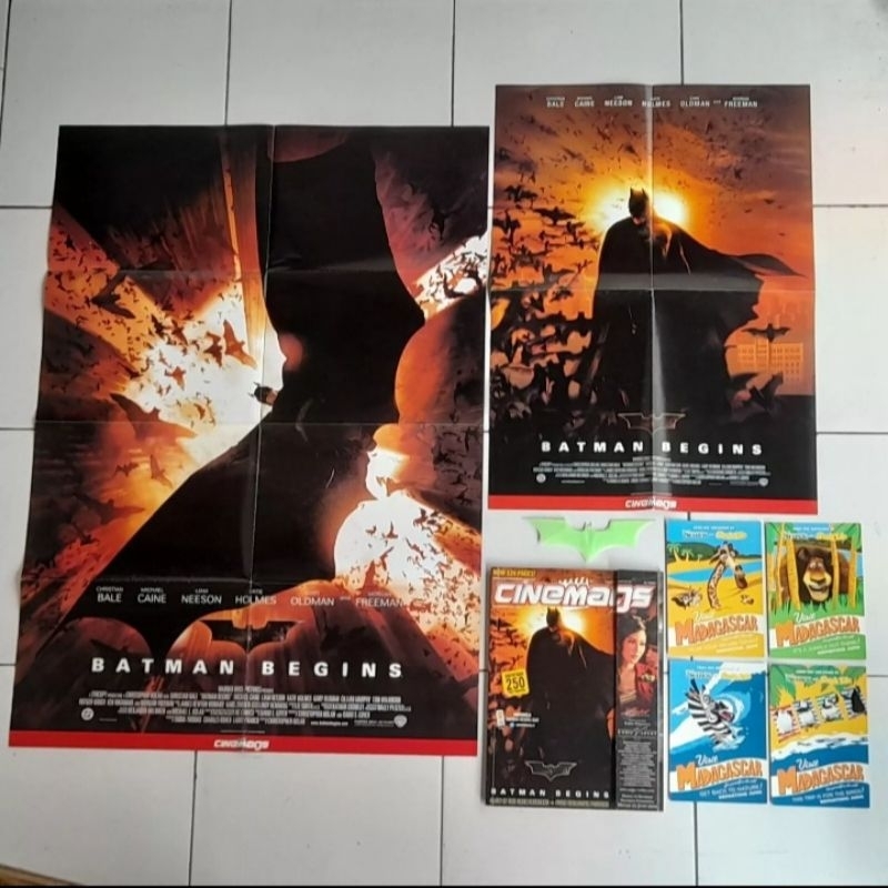 Cinemags 72th (2005) Indonesian Magazine Cover Batman Begins+2 Posters ...