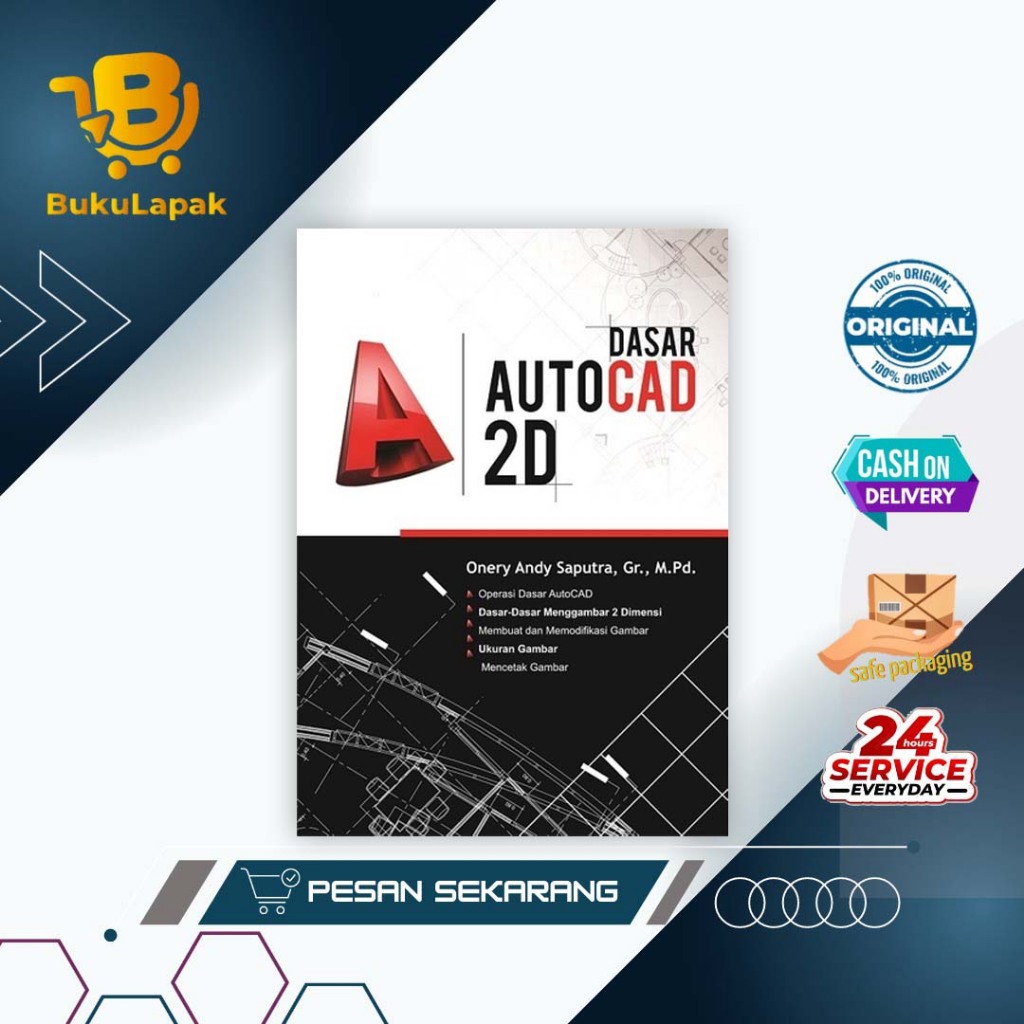 Autocad Book - 2d Autocad Basic - Deepublish | Shopee Malaysia