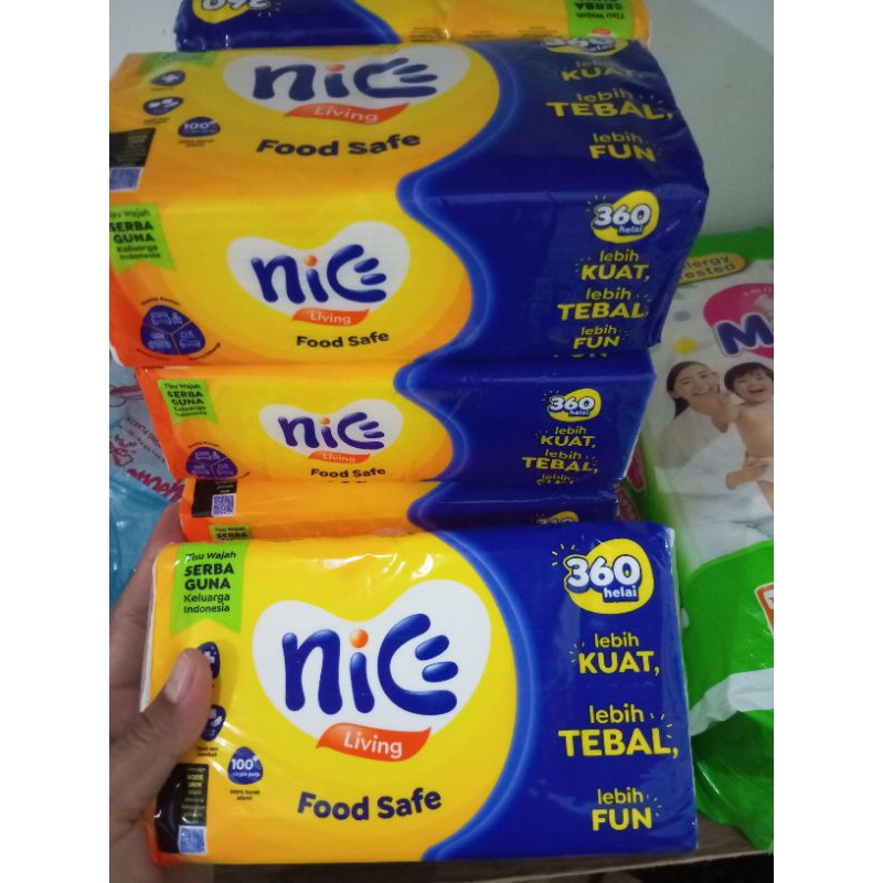Nice Tissue 180 Sheet 2 Ply Facial Tissue Tissue | Shopee Malaysia