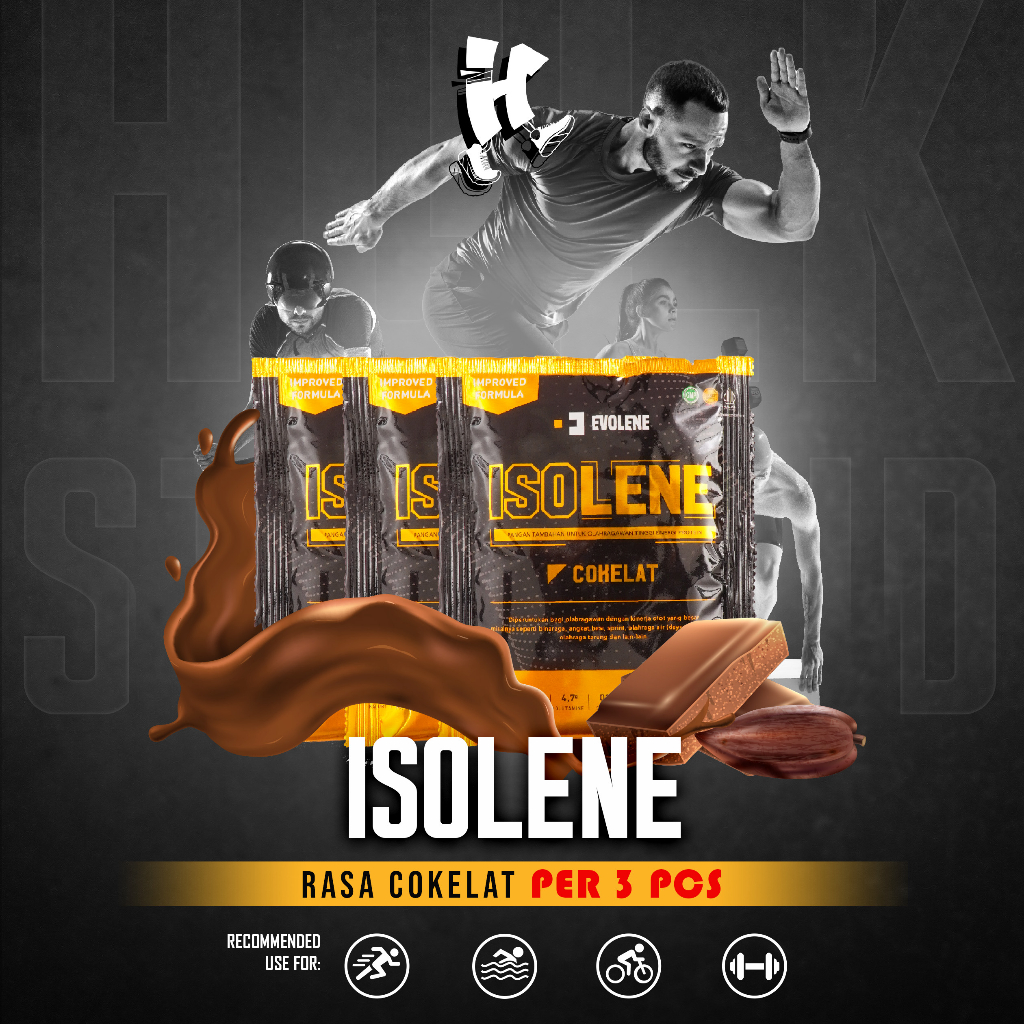 Evolene Isolene Premium Protein Milk Chocolate Flavor 3 Servings @33gr ...