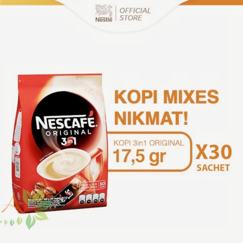 Nescafe 3in1 Original 30 Sachets | Shopee Malaysia