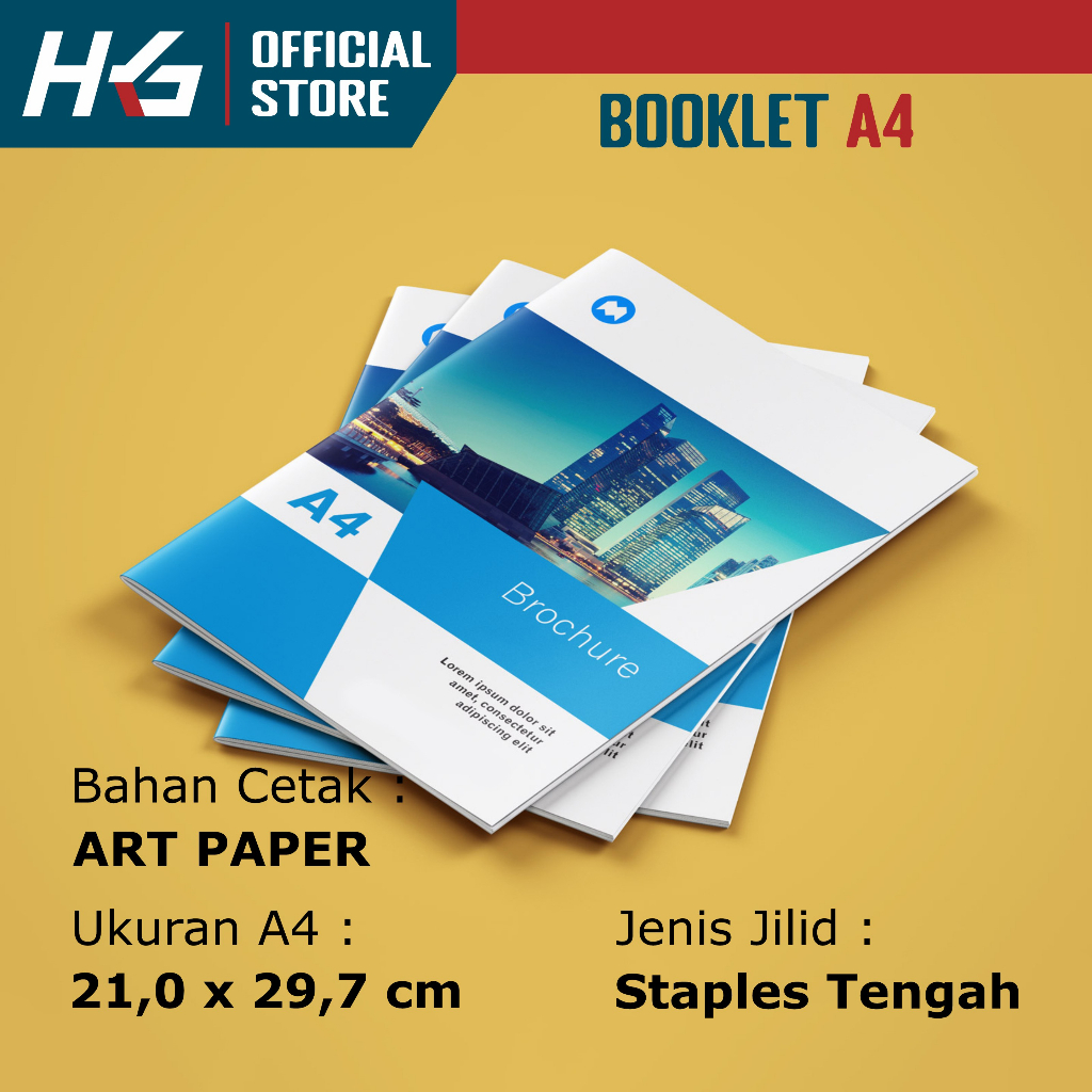 Print A4 Size Booklet Back And Forth Full Color Art Paper/HVS Middle ...