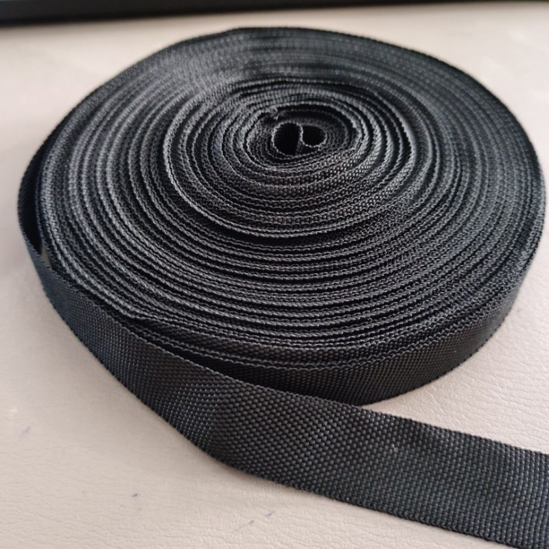 HITAM Seam/Webbing Rope/Pcr/L22R Black Per 1 Roll (36yards) | Shopee ...