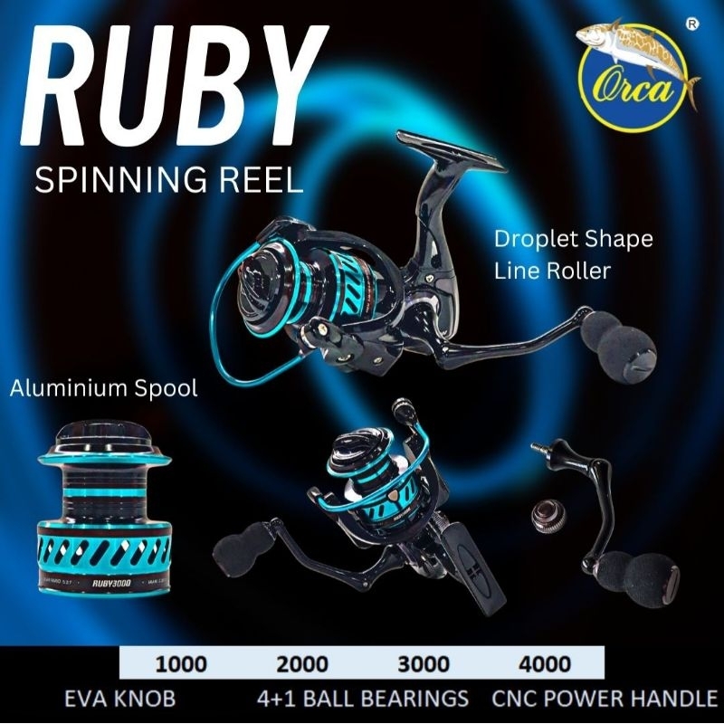 REEL ORCA RUBY POWER HANDLE | Shopee Malaysia