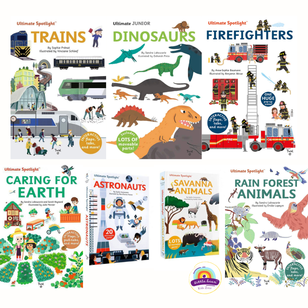 Ultimate SPOTLIGHT DINOSAURS TRAINS FIREFIGHTER RAIN FOREST ANIMALS ...