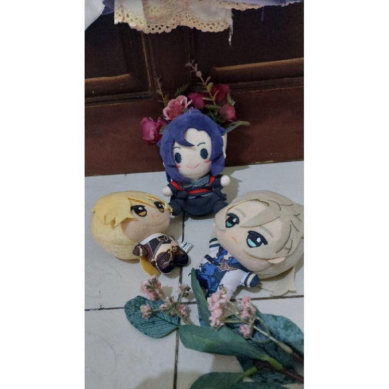 Genshin Impact Plushie Albedo and Aether OFFICIAL BANDAI | Shopee Malaysia