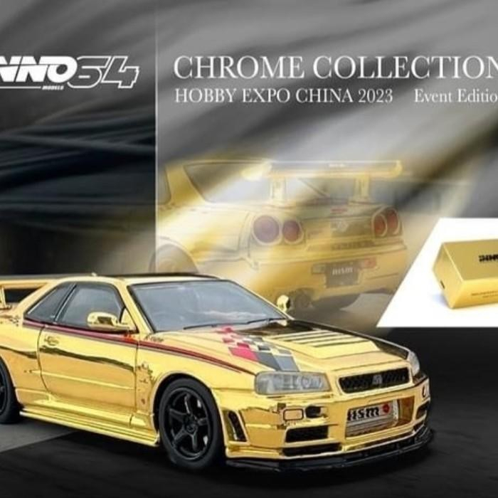 Original!! Inno64 Inno Nissan R34 Chrome Full Set | Shopee Malaysia