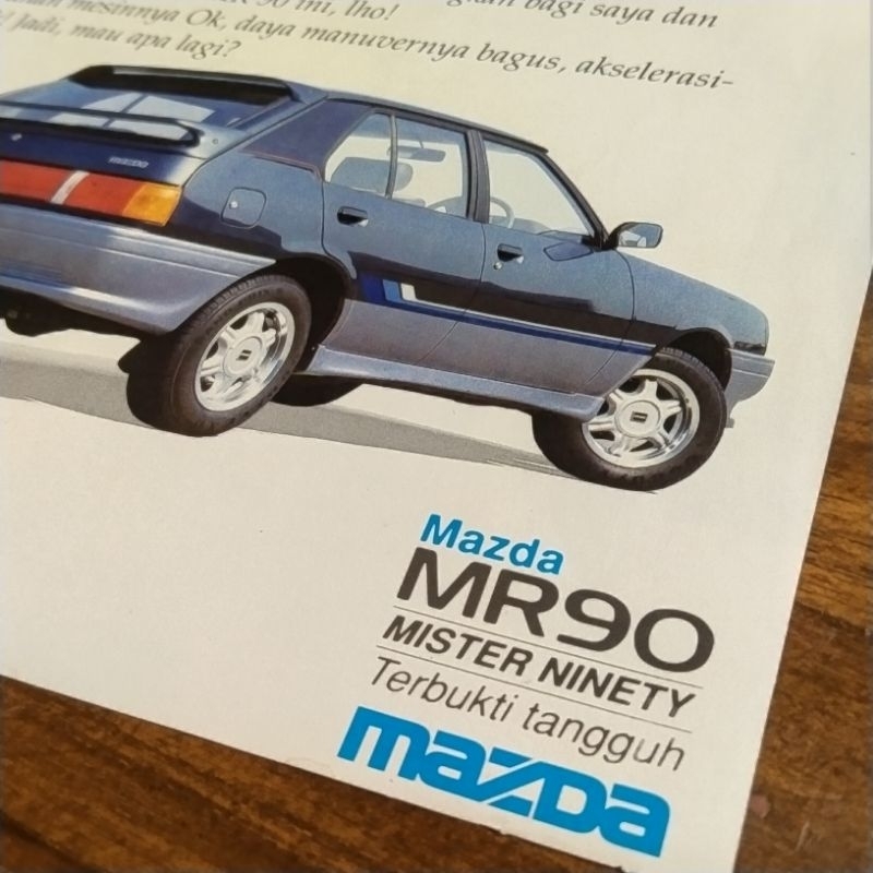 Mazda mr 90 Advertising Brochure | Shopee Malaysia