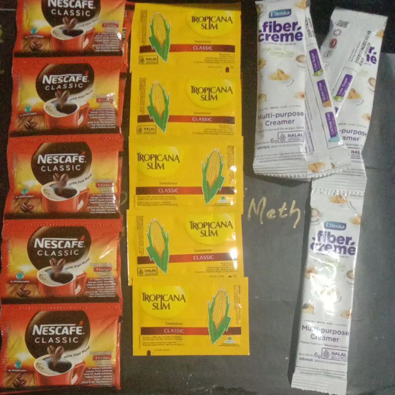 [3in1]5*S |10*s | Nescafe Classic sachet 2g+Tropicana Slim Classic ...