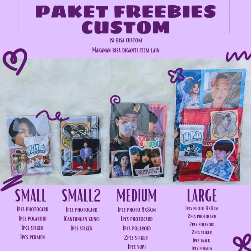 Custom freebies Package/custom freebies Saving Package/enhypen Concert ...