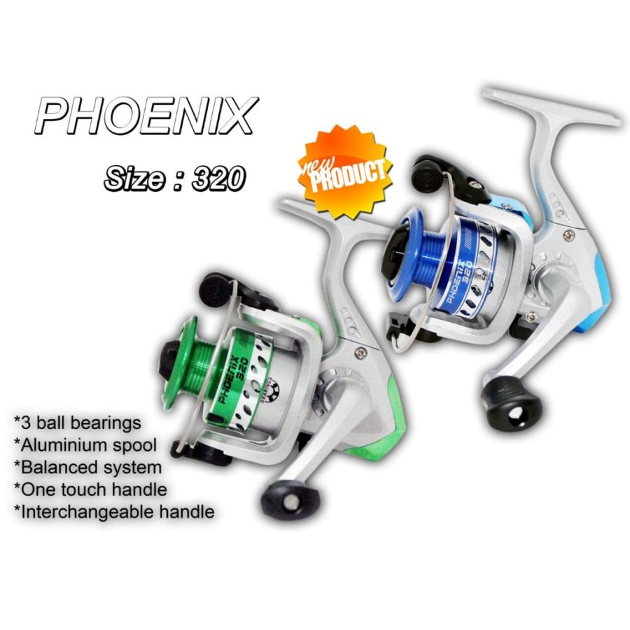 Phoenix 320 Aluminum Spool Fishing Reel/Reel | Shopee Malaysia