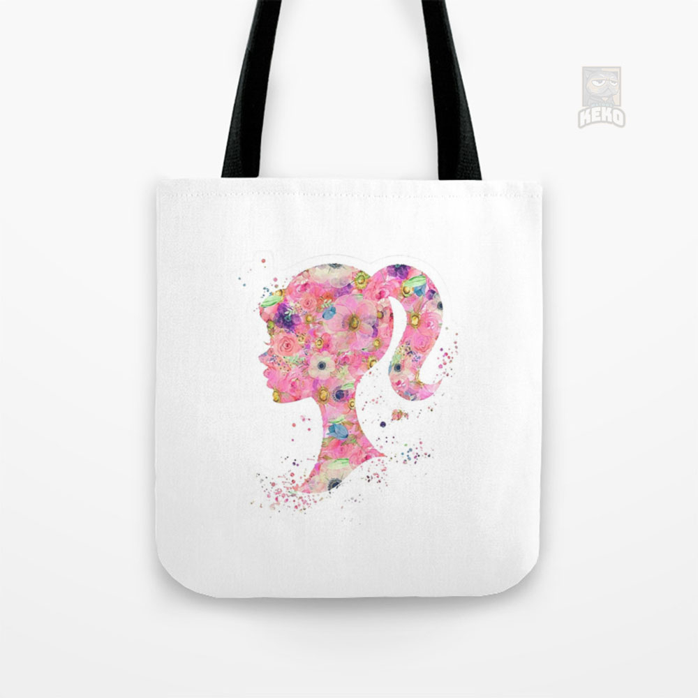 Barbie Canvas Tote Bag Latest Artwork | Shopee Malaysia