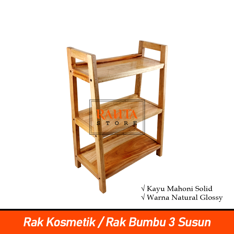KAYU Kt66-foot Letter A 3-tier Cosmetic Shelf/Spice Rack 3-tier ...