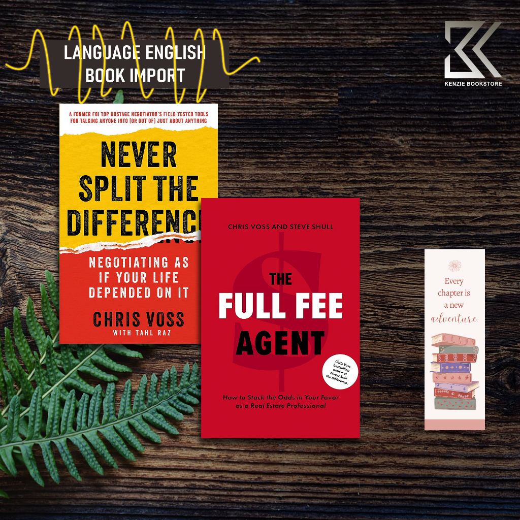 Never Split The Difference, The Full Fee Agent By Chris Voss | Shopee ...