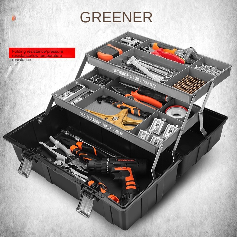 Greener Tool Box 21 Inch Toolbox - Tamiya Box Multipurpose ATK Bolt ...