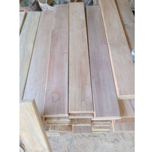 KAYU Ruma Trap Wooden Step Board Teak Level Shaved Perhutani Teak Wood ...