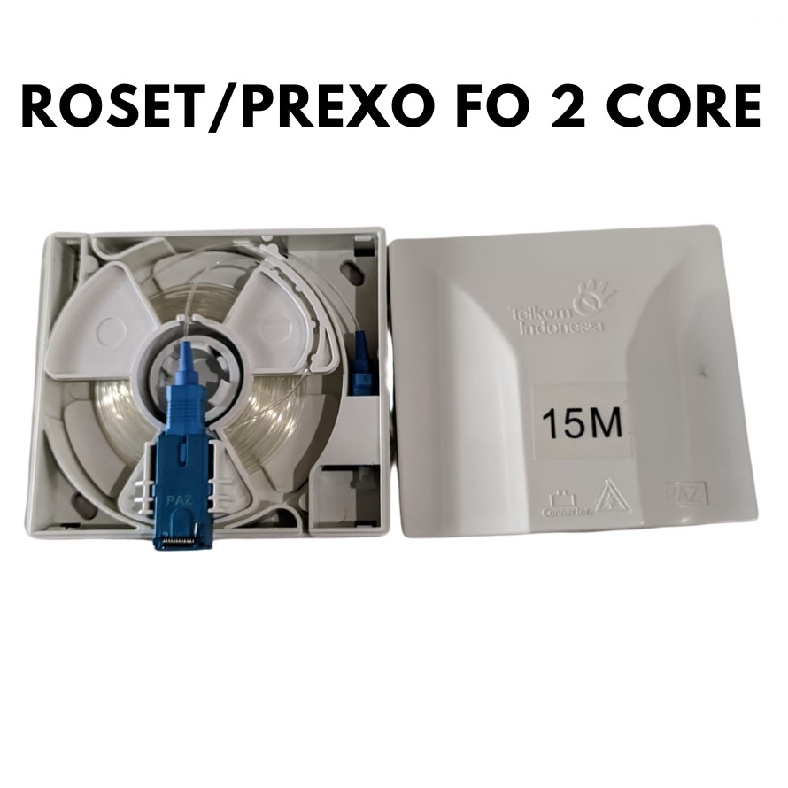 Rosette Prexo/Prekso Fiber Optic Cable Indoor Transparent | Shopee Malaysia