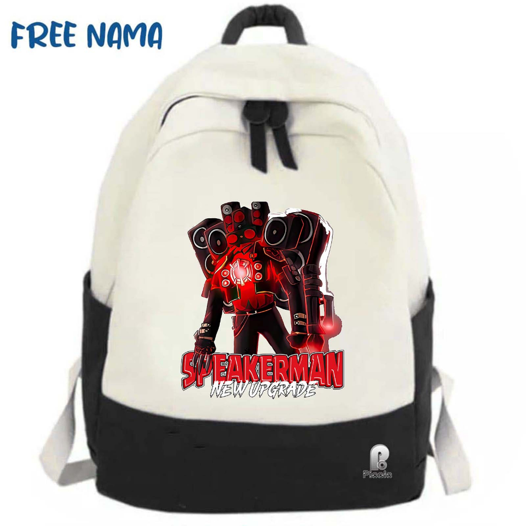 Speakerman NEW UPGRADE UNISEX SKIBIDI MOTIF School BACKPACK BACKPACK ...