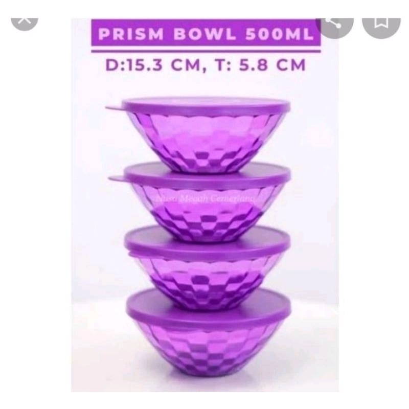 Tupperware Bowl - Prism Bowl 500ml (1 Pcs) | Shopee Malaysia