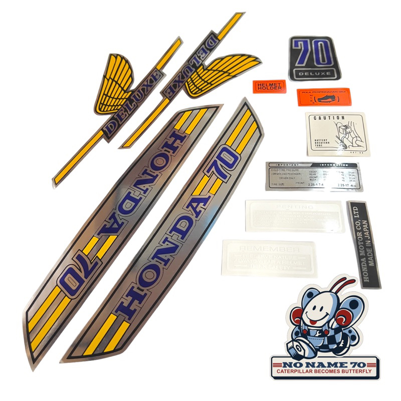 Honda c70 line 2 sticker striping sticker | Shopee Malaysia