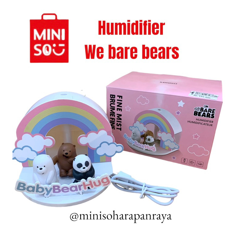 Miniso Humidifier We bare bears cute | Shopee Malaysia