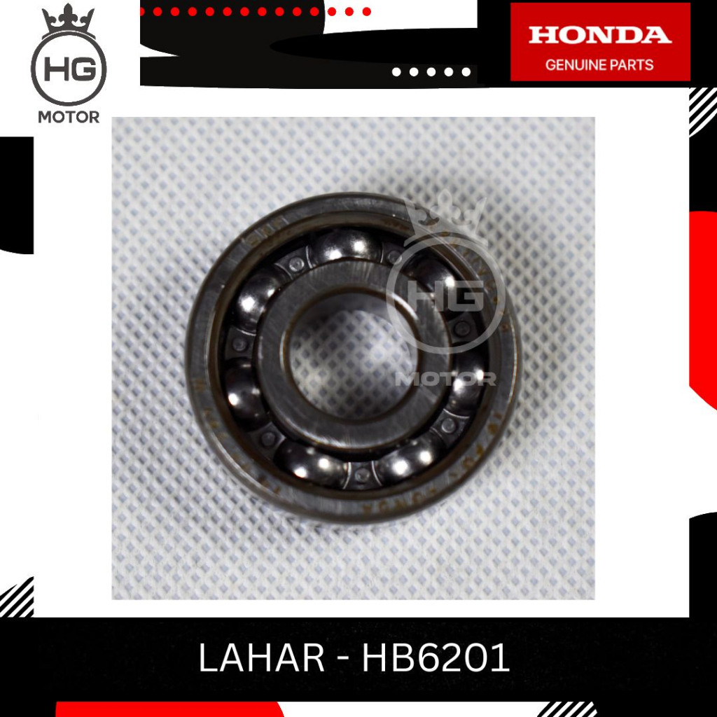 Ahm Laher Lahar 6201 Bearing Original Honda - New Vario 110 eSP HB6201 ...