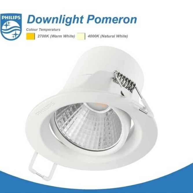 Philips Recessed Spot LED Spotlight 59776 Pomeron 7W | Shopee Malaysia