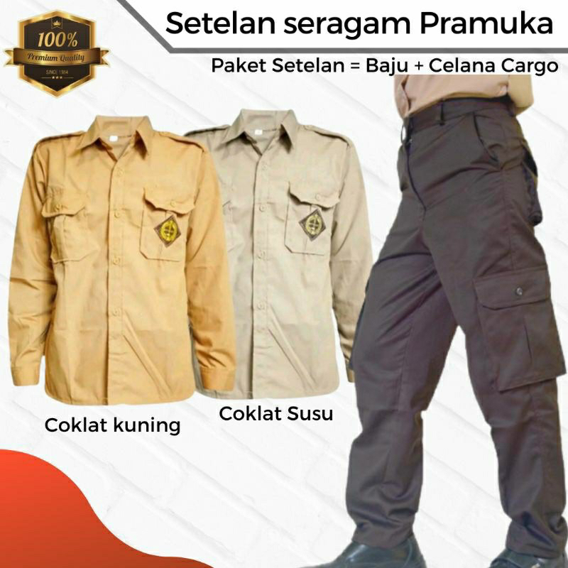 School Uniform - Complete Scout Suit for Junior High School Boys with 2 ...