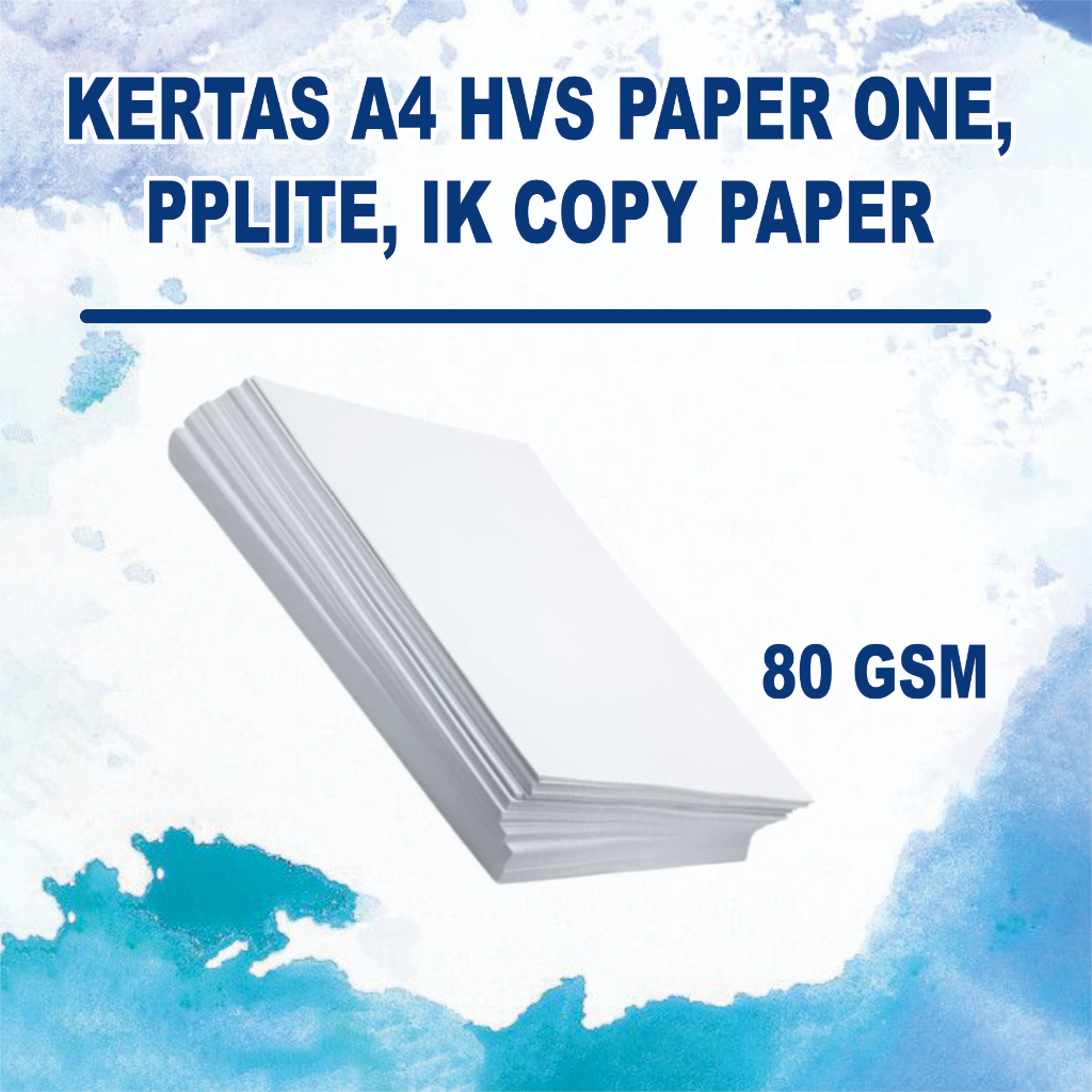 Paper A4 HVS 80 GSM PAPER ONE, PPLITE, IK COPY PAPER | Shopee Malaysia